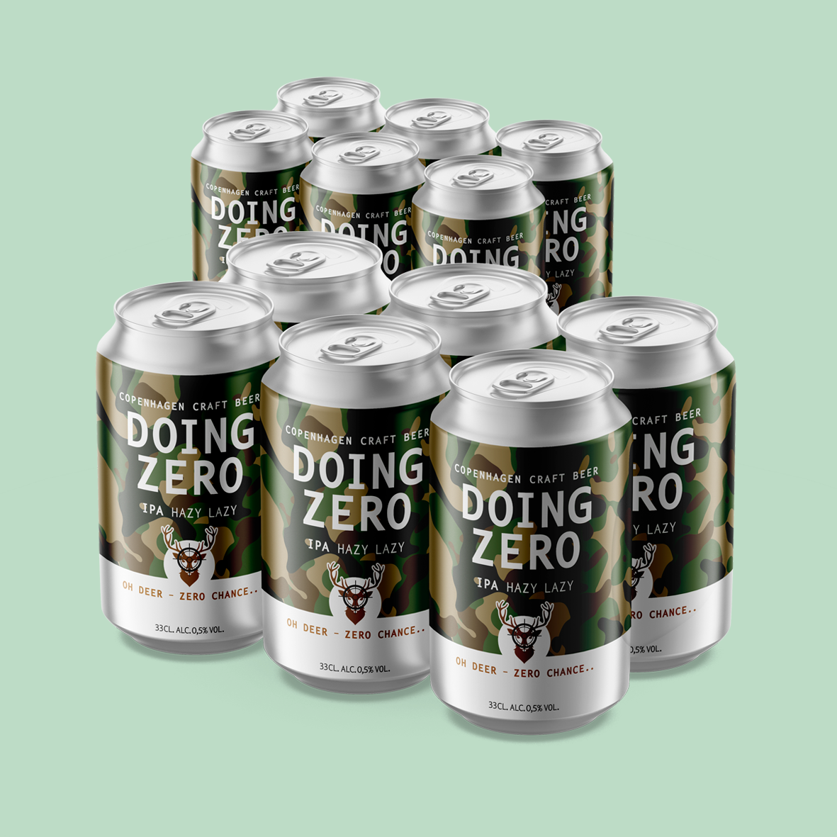12x33cl. Doing Zero Hazy Lazy IPA - JAGT – DOING ZERO